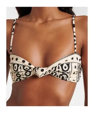 Johanna Ortiz Printed Bikini Top