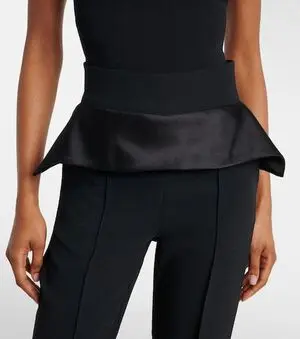 Maticevski Satin Slim-fit Trousers
