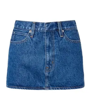 SLVRLAKE Micro Denim Miniskirt