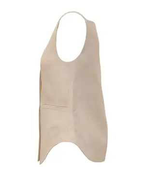LOULOU STUDIO Twill Square-neck Top