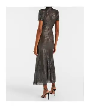 SELF-PORTRAIT Embellished Midi Dress