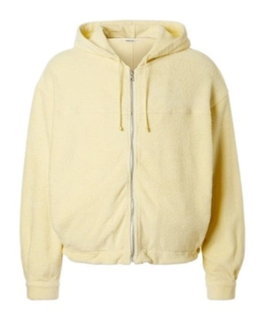 Auralee Cotton-blend Pile Zip-up Hoodie - No
