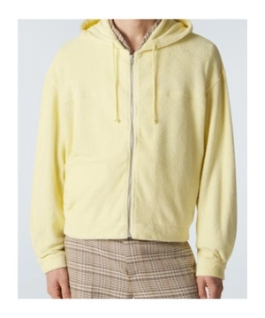 Auralee Cotton-blend Pile Zip-up Hoodie