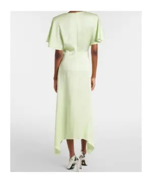 Stella McCartney Envers Satin Midi Dress