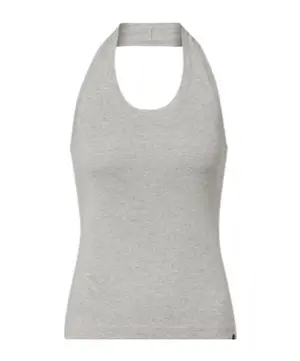 Extreme Cashmere Jerry Cotton And Cashmere Jersey Top - Gray