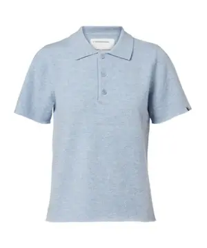 Extreme Cashmere N 198 Salamander Cashmere-blend Polo Shirt