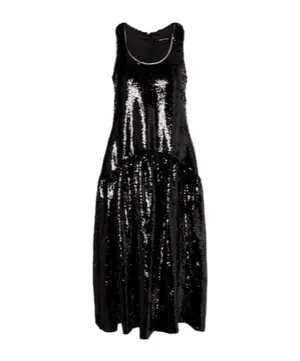 Simone Rocha Sequined Cocktail Dress - Black