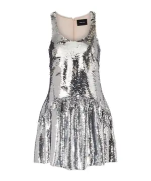 Simone Rocha Sequined Minidress - Gray
