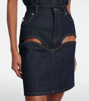 JEAN PAUL GAULTIER Denim Mini Skirt