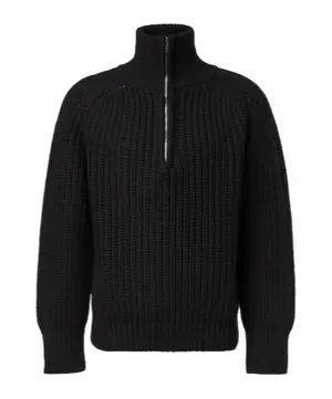Studio Nicholson X Aaron Levine Bristol Virgin Wool Sweater - Black