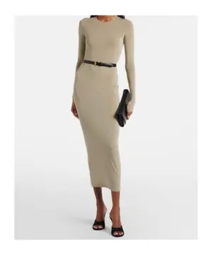 Wardrobe.NYC Sheer Pencil Skirt