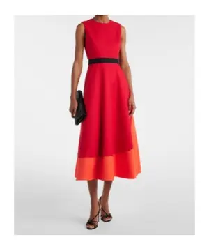 ROKSANDA Mire Colorblocked Midi Dress