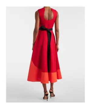 ROKSANDA Mire Colorblocked Midi Dress