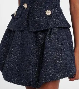 SELF-PORTRAIT Boucle Minidress