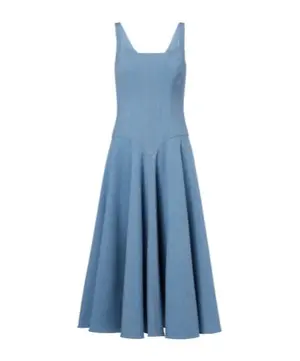 EMILIA WICKSTEAD Harmoni Midi Dress - Blue