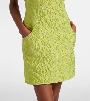 EMILIA WICKSTEAD Eliezer Floral Cloqu Minidress