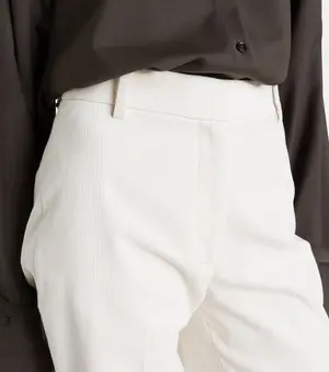 NILI LOTAN Corette High-waisted Casual Pants