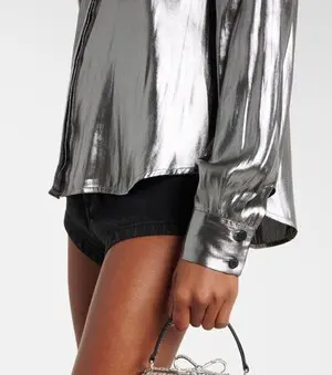 SELF-PORTRAIT Metallic Shirt