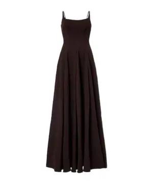 Staud Joy Cotton-blend Gown - Black