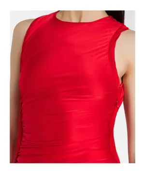 Victoria Beckham Sleeveless Asymmetrical Dress