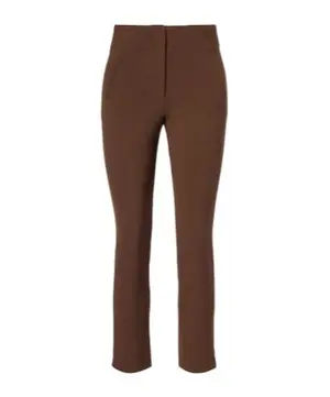Veronica Beard Cropped Casual Pants - Brown