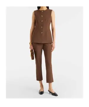 Veronica Beard Cropped Casual Pants