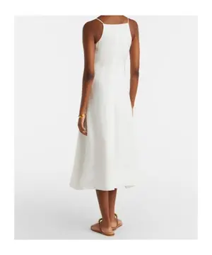 Veronica Beard Georges Linen Midi Dress