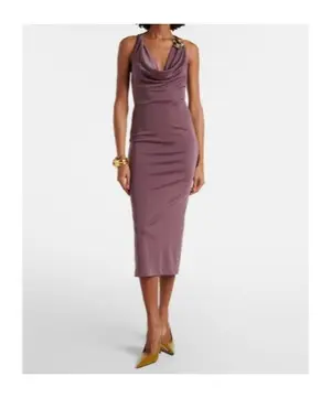 Rebecca Vallance Embellished Midi Dress