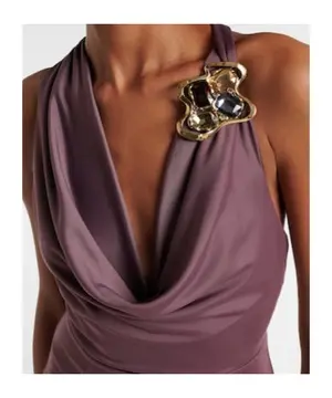 Rebecca Vallance Embellished Midi Dress