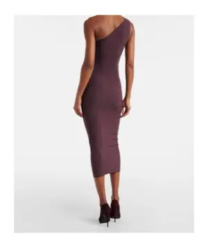 Wolford Slash One-shoulder Midi Dress