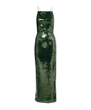 Oseree Marylin Sequined Maxi Dress - Green