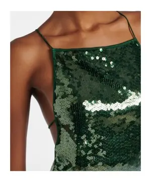 Oseree Marylin Sequined Maxi Dress