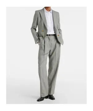 BLAZÉ MILANO Fox Houndstooth Straight Pants
