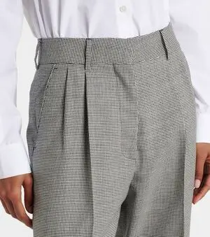 BLAZÉ MILANO Fox Houndstooth Straight Pants