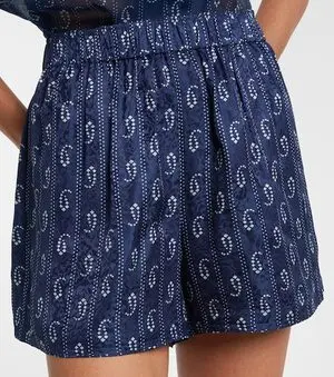 Tory Burch Printed Shorts