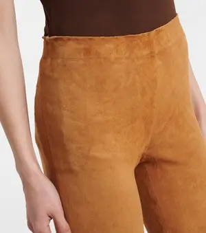 Stouls Jp Long Suede Flared Pants