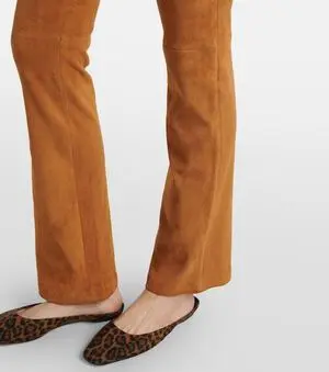 Stouls Jp Long Suede Flared Pants