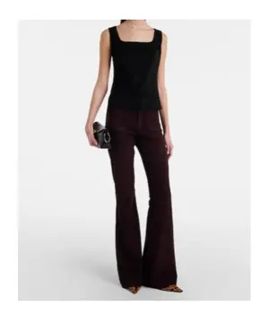 Stouls Laurent Suede Flared Pants