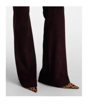 Stouls Laurent Suede Flared Pants