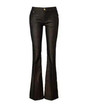 Roberto Cavalli Embellished Flared Jeans - Black