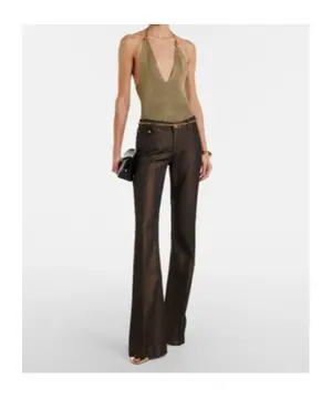Roberto Cavalli Embellished Flared Jeans