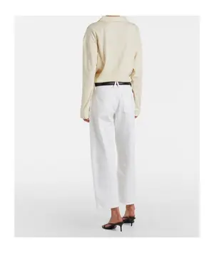 SLVRLAKE Jamie Cropped Barrel-leg Jeans