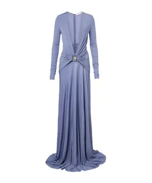Christopher Esber Quartz-trimmed Draped Gown