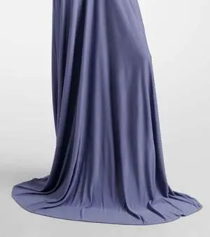 Christopher Esber Quartz-trimmed Draped Gown