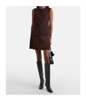 Stouls Lucie 22 Suede Miniskirt