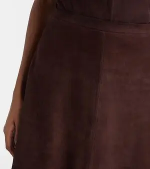 Stouls Lucie 22 Suede Miniskirt