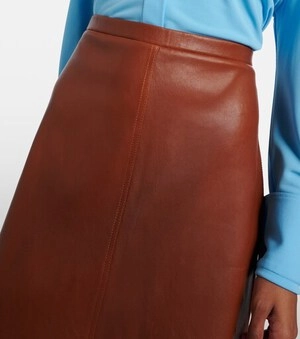 Stouls Lucie 22 Leather Miniskirt