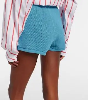 Staud Samara Cotton Shorts