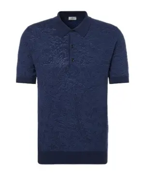 Etro Cotton Polo Shirt - Blue