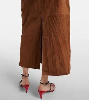 Proenza Schouler White Label Nayah Suede Midi Skirt